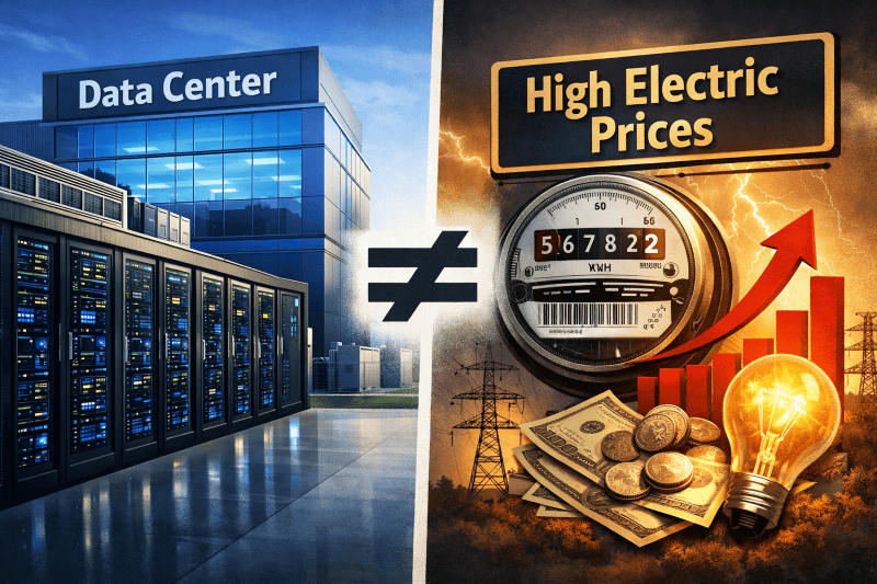 Why Data Centers are NOT to Blame for High Electricity Rates ...